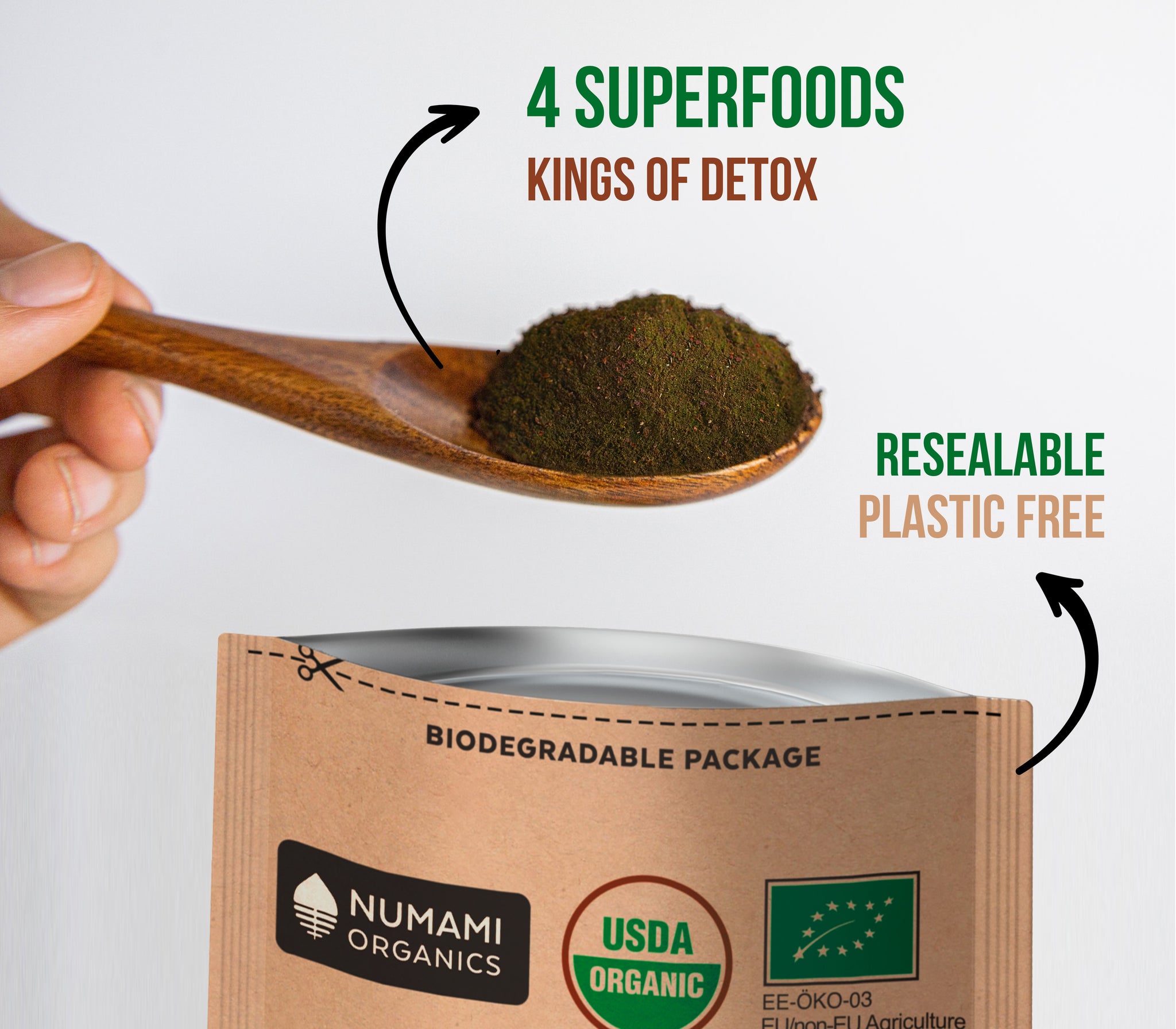 Organic Heavy Metal Detox Smoothie Mix with Blueberry – Numami Organics
